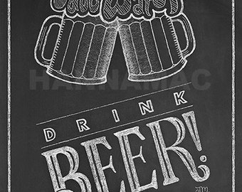 Popular items for chalkboard beer on Etsy