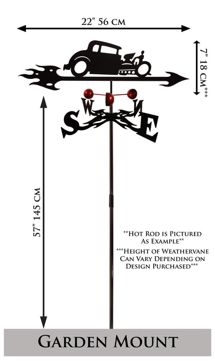 Hand Made Farrell Hot Rod Auto Car Weathervane NEW by swenproducts