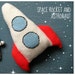 Space Rocket and Astronaut toy knitting patterns
