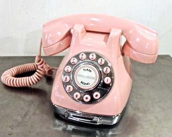 Popular items for pink telephone on Etsy