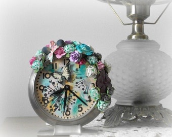 Popular items for altered clock on Etsy