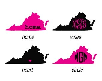 Virginia decal | Etsy