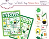 Items similar to St. Patrick's Day BINGO Printable Game, Instant ...