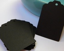 Popular items for black paper tags on Etsy