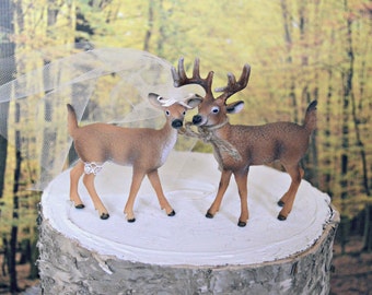 Elk-Elk hunter-wedding cake topper-hunting by MorganTheCreator