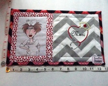 Popular items for personalized mug rug on Etsy