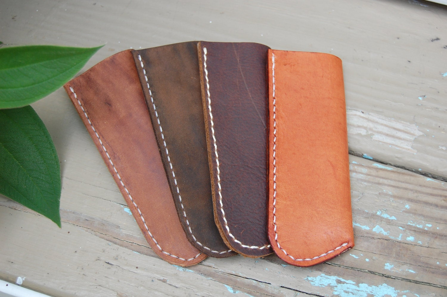 Leather Reading Glasses Case Glasses Case Eye By Urbanguerrilla63