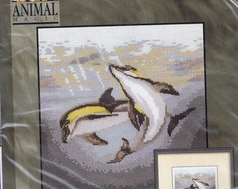 Dolphin cross stitch | Etsy