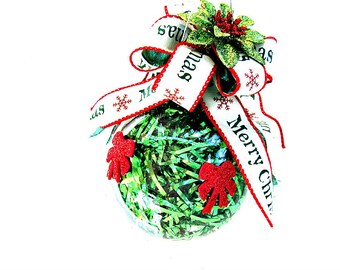 Unique tinsel ribbon related items | Etsy