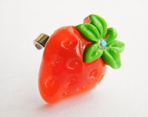 Popular items for strawberry ring on Etsy