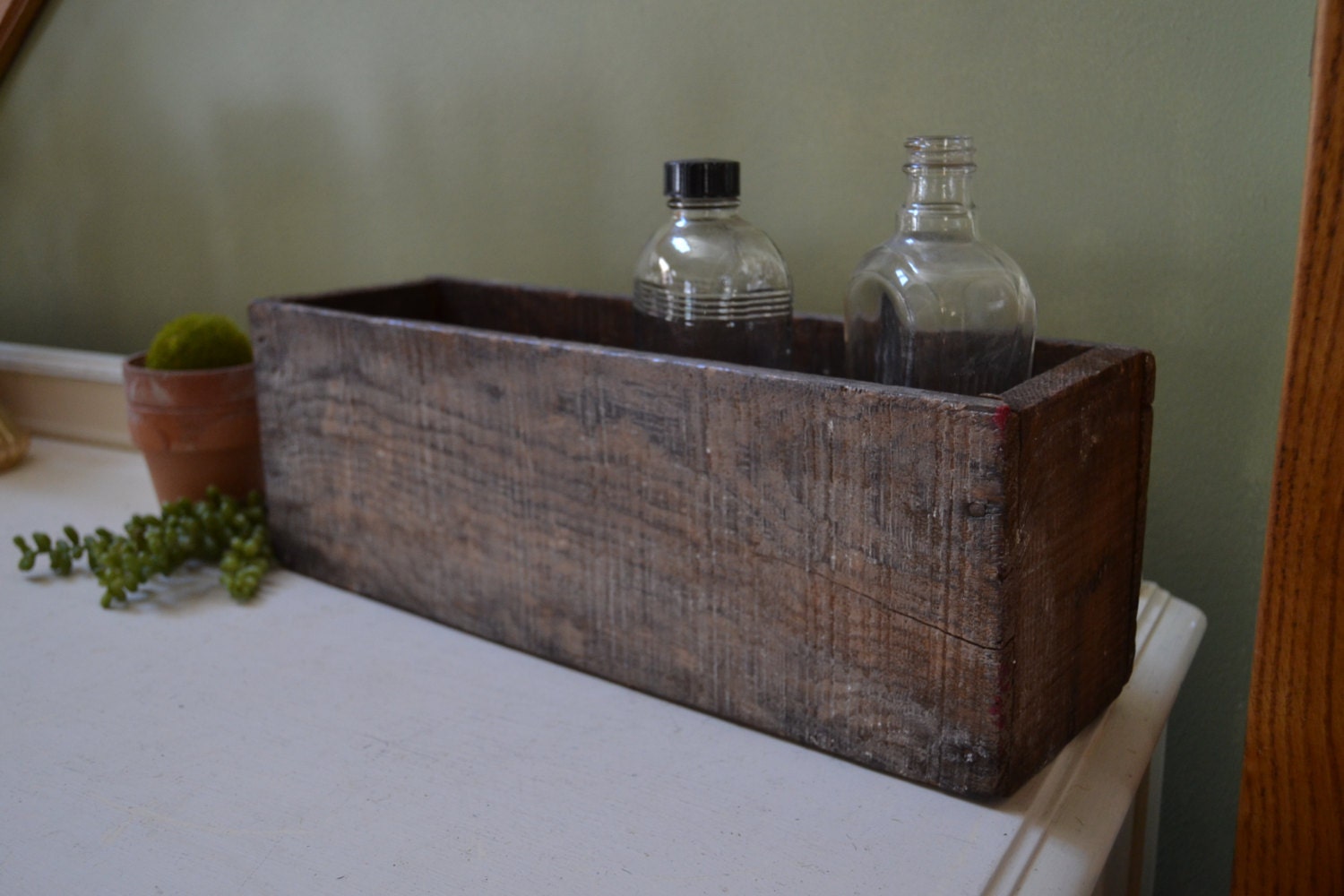 Vintage Rustic Wood Box Garden Home Rustic wedding – Haute Juice