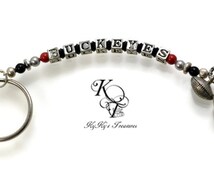 Unique buckeye keychain related items | Etsy