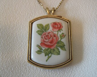 Avon flower necklace | Etsy