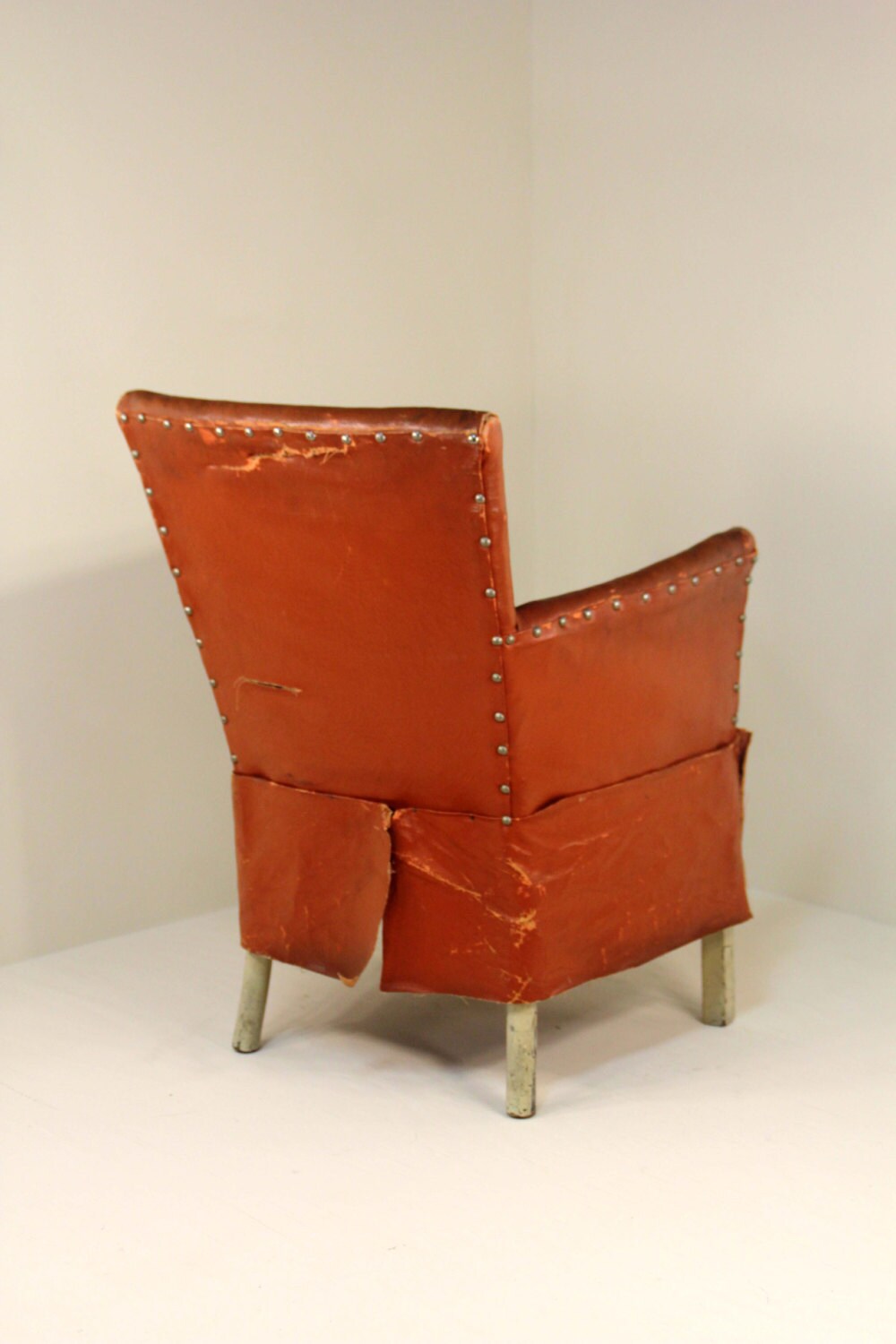 True Antique Stuffed Child's Chair American by FairOaksAntiques