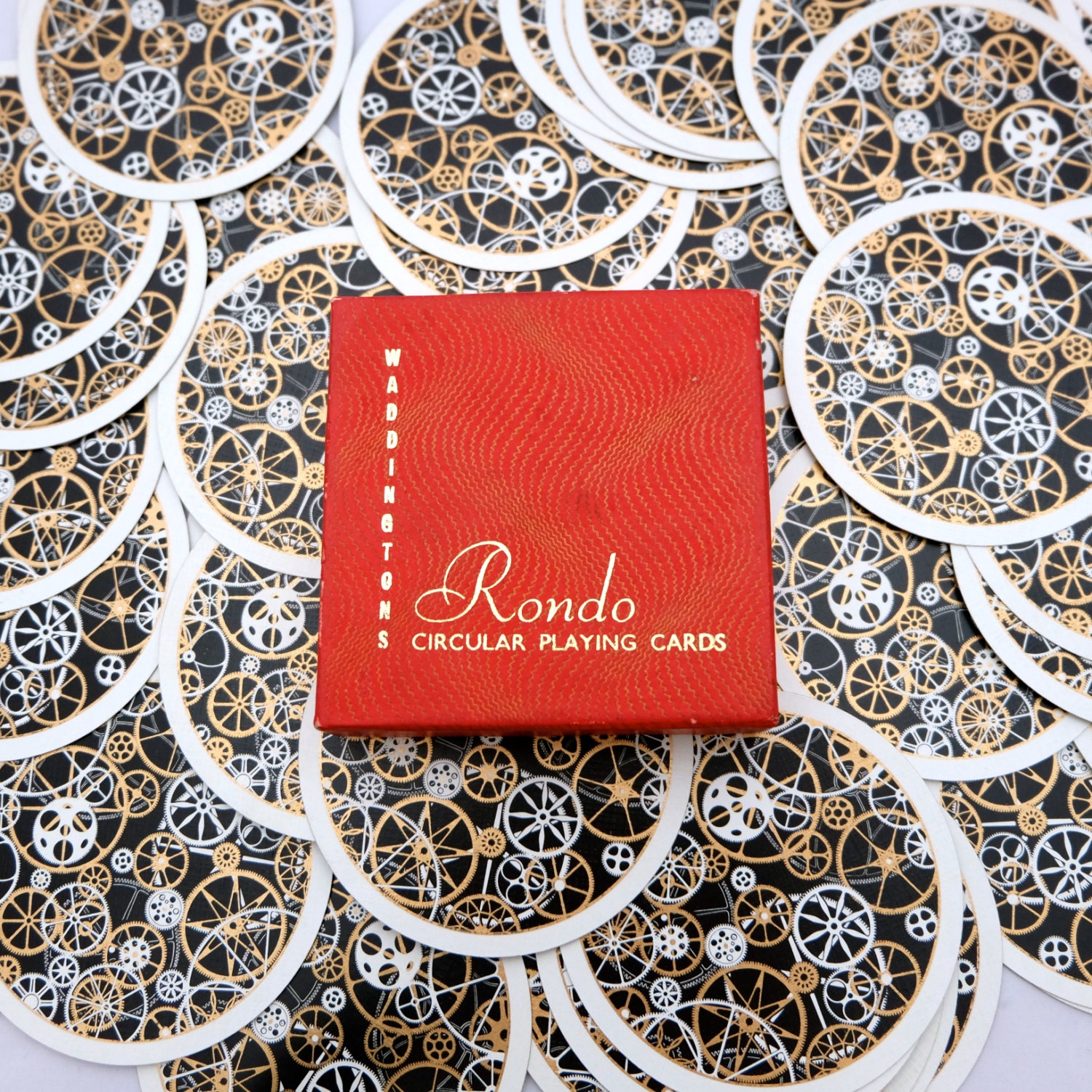 Jeu de cartes à jouer rond Waddingtons Rondo circulaire
