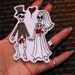 Corpse Bride Groom Skeleton Wedding Iron On Embroidery Patch
