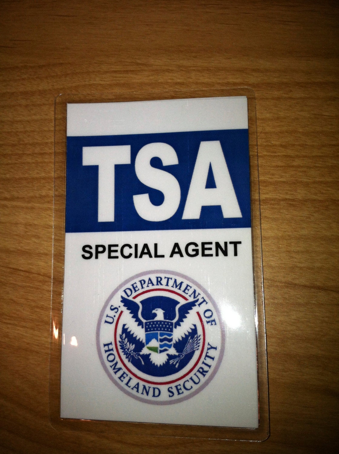 TSA ID Special Agent prop replica ID badge by UncleJacksDesign