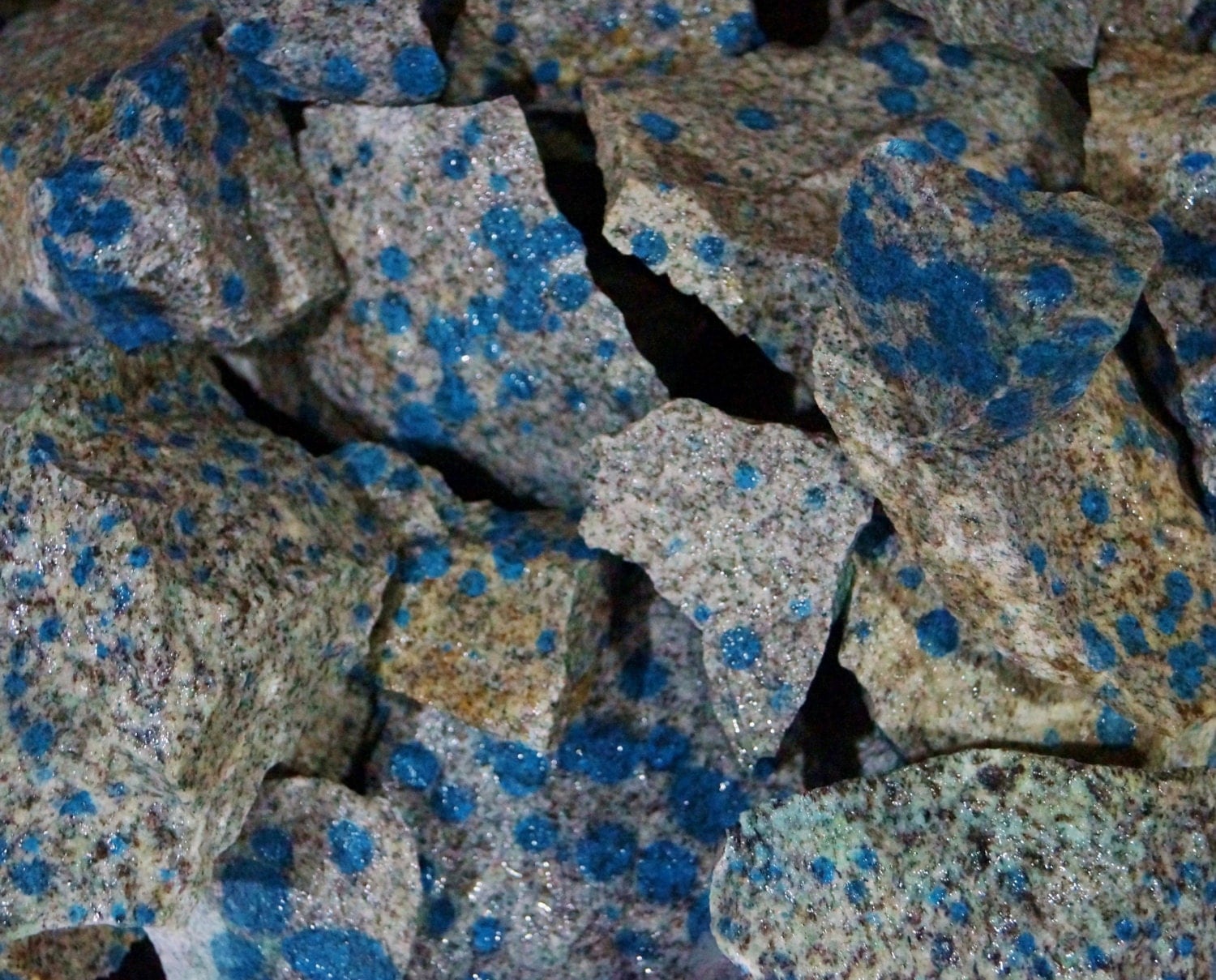 K2 Blue Jasper Rough lapiday rock 1/2 lb mineral specimen for