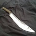 Leaf Spring Machete / camp knife with kydex sheath