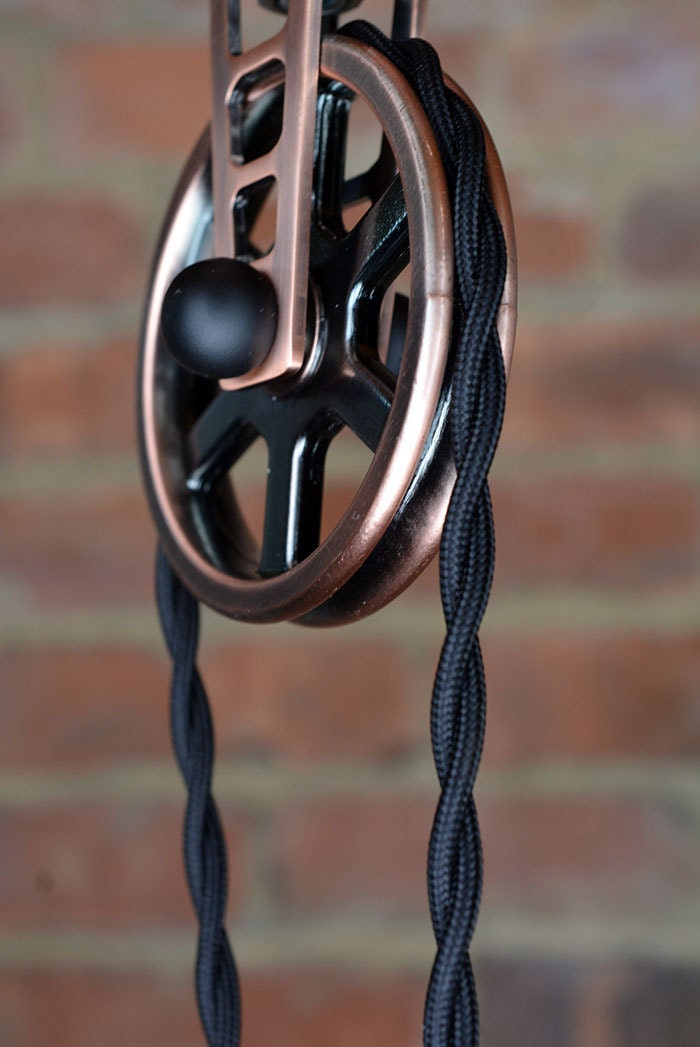 Pulley Wheel Antique Copper Iron Pulley Metal Pulley