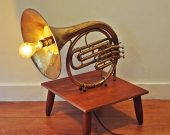 Upcycled lights curated by Recyclart on Etsy