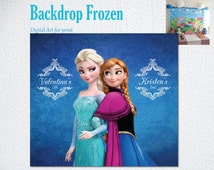 Popular items for frozen backdrop on Etsy
