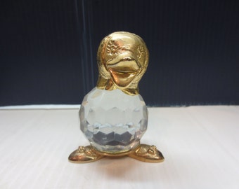 Clear glass duck | Etsy