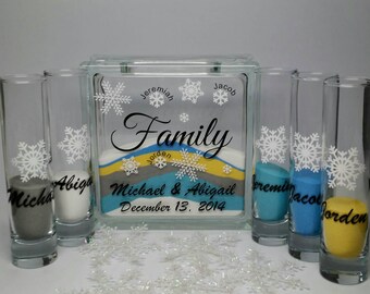 Blended Family Sand Ceremony Set Unity by TheDreamWeddingShop