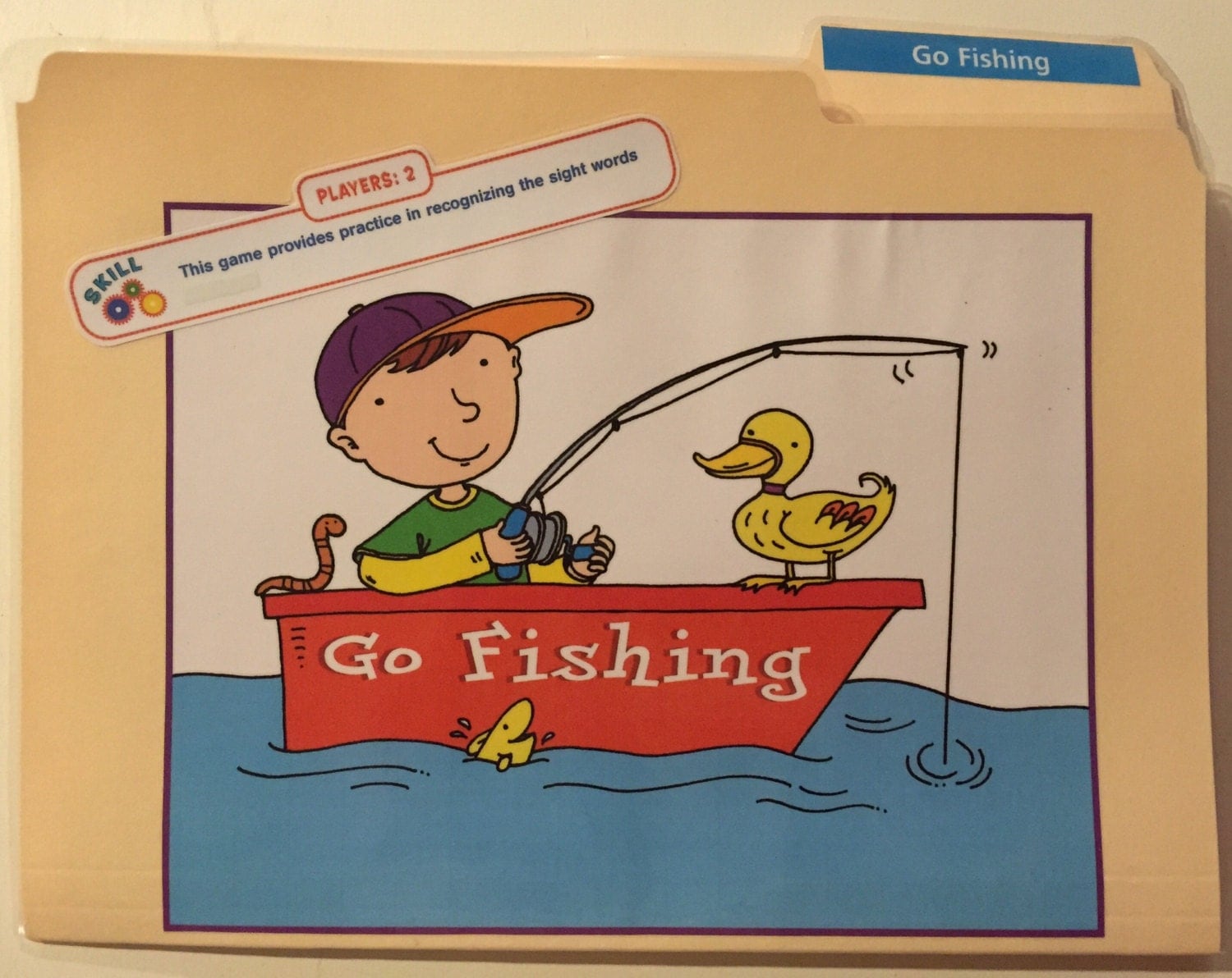 GO FISHING Sight Words File Folder Game Ready to play