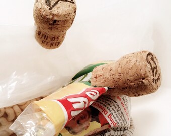 Handmade Wine Cork Gifts with Personalizations by CorkyFriendz