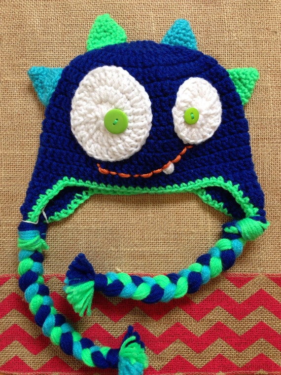 Items similar to Monster hat's for boys and girls on Etsy