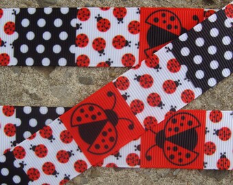 Popular items for lady bug ribbon on Etsy