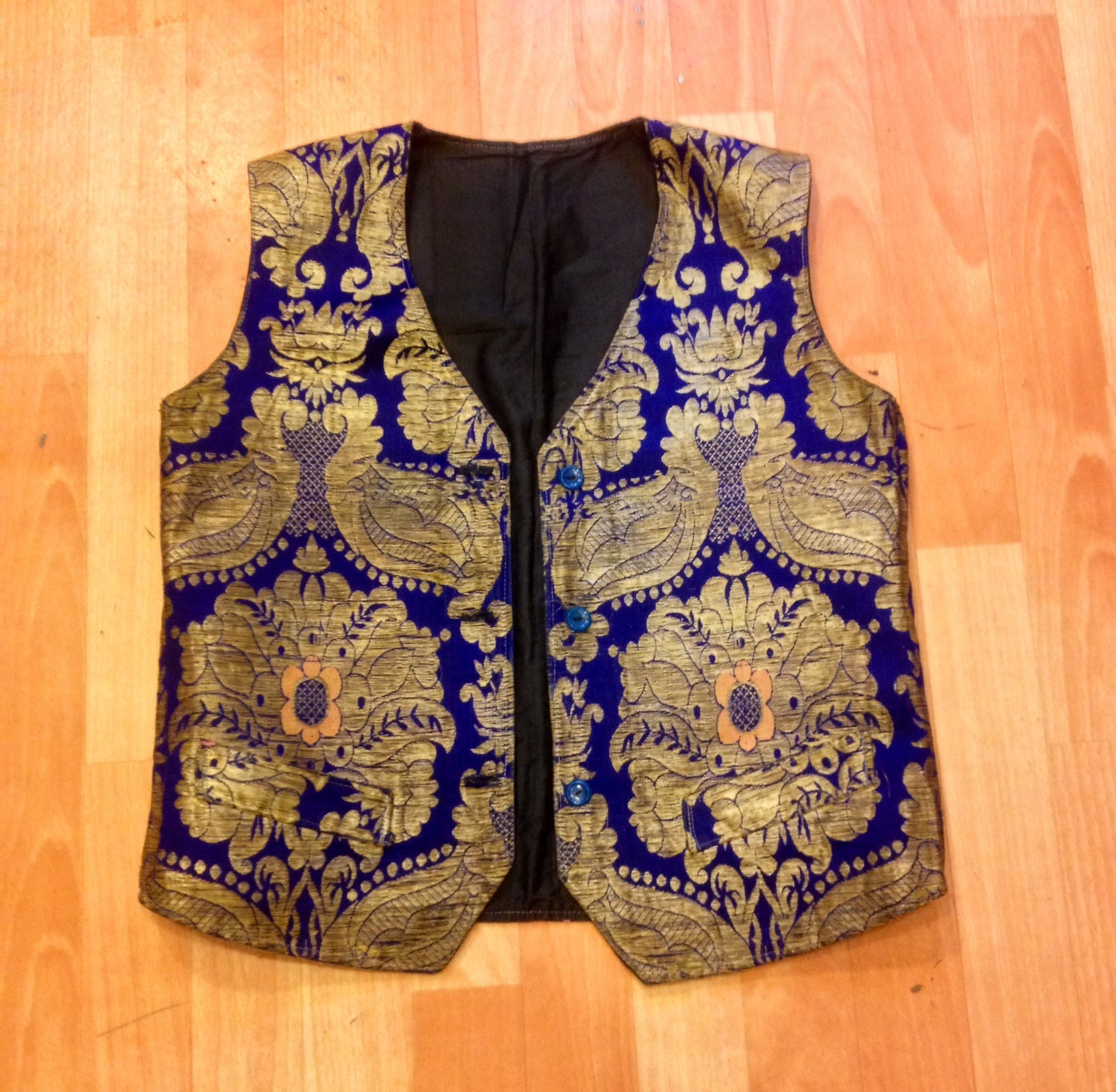 Antique ethnic vest kaftan sarma jacket Uzbek khundel tribal clothes ...