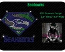 Unique seahawk bling related items | Etsy