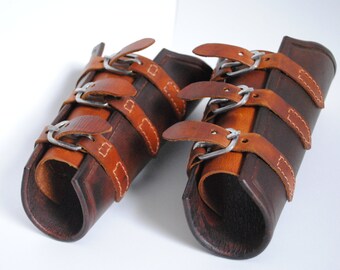 Medieval arm bracers | Etsy