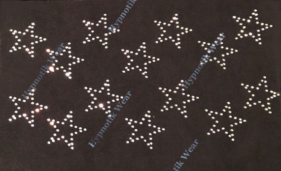 Rhinestone Transfer Rhinestone STAR Sheet by RhinestoneSuperstore
