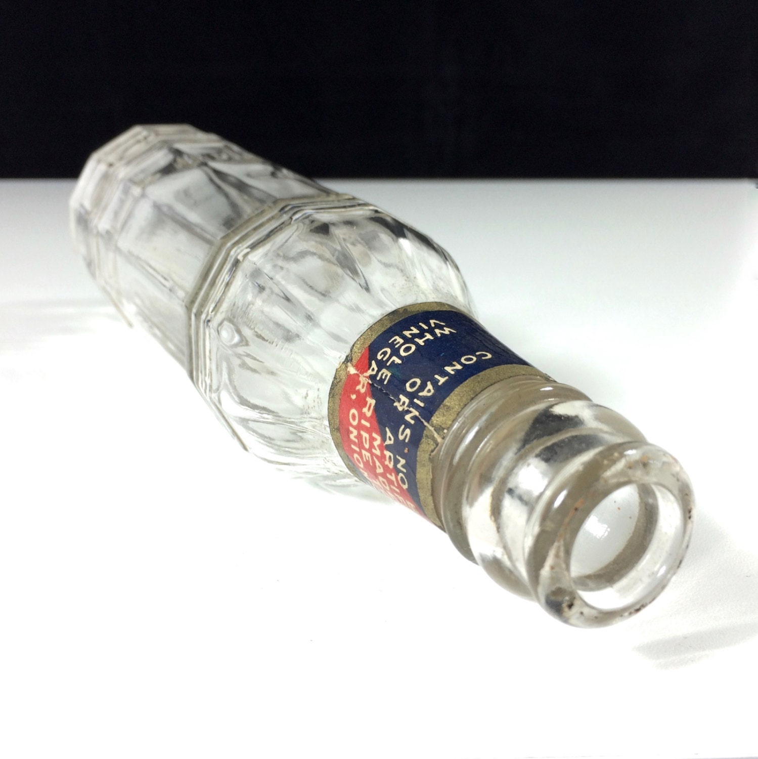 Antique PJ Ritter Catsup or Ketchup Bottle with Original Label