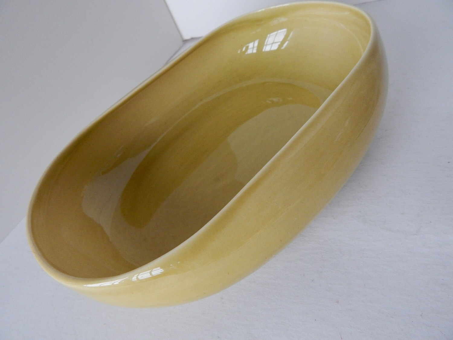 Chartreuse Green Russell Wright Rolled Rim Vegetable Serving Bowl ...