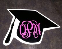 Popular items for graduation cap decal on Etsy