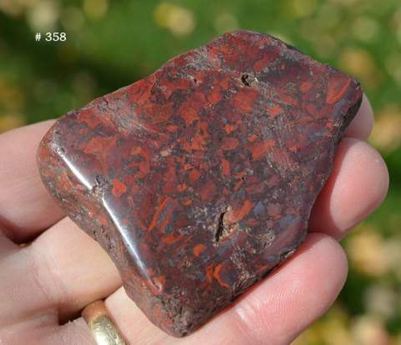 Nice Banded Iron Formation Jasper and Hematite Breccia Display
