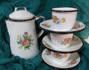 Popular items for enamelware set on Etsy