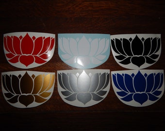Lotus flower sticker | Etsy