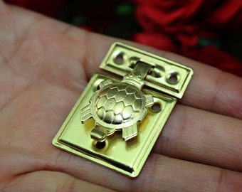 1 or 4 Classic Bead Hasps Wooden Box Bronze by SiberHardware