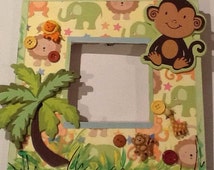 Popular items for safari picture frame on Etsy