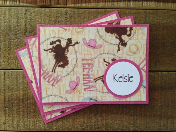 Items similar to Personalized Horse Stationery, set of 12 on Etsy