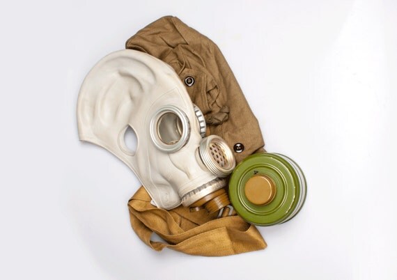 Soviet gas mask PMG 2 GP-5M USSR era 1987 Soviet Union