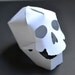 DIY 3D Paper Skull Craft Kit Kids Craft Kit Halloween