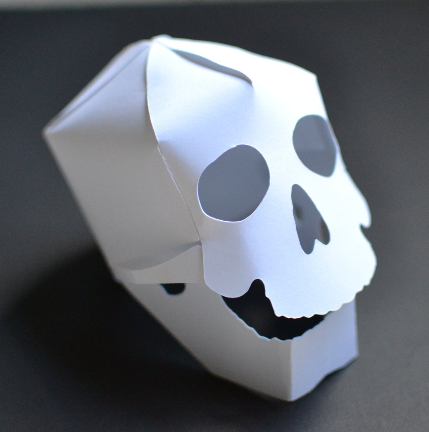 DIY 3D Paper Skull Craft Kit Kids Craft Kit By ThePaperIguana