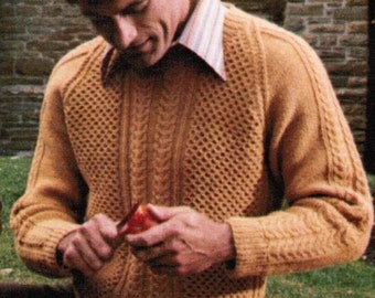 Men knitting pattern | Etsy