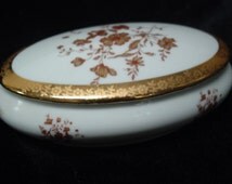 Popular items for porcelain powder box on Etsy